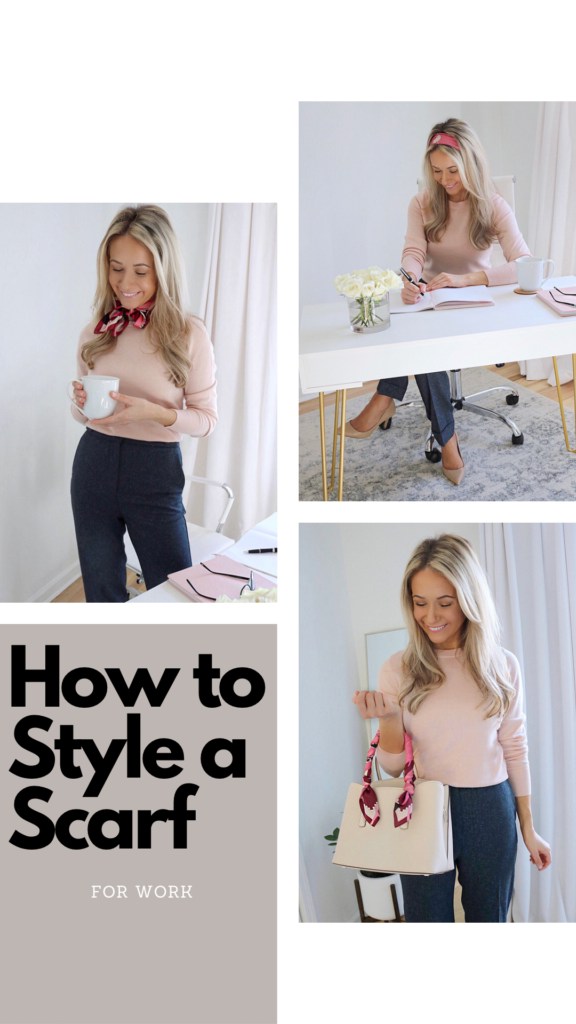 How to Style a Scarf for Work